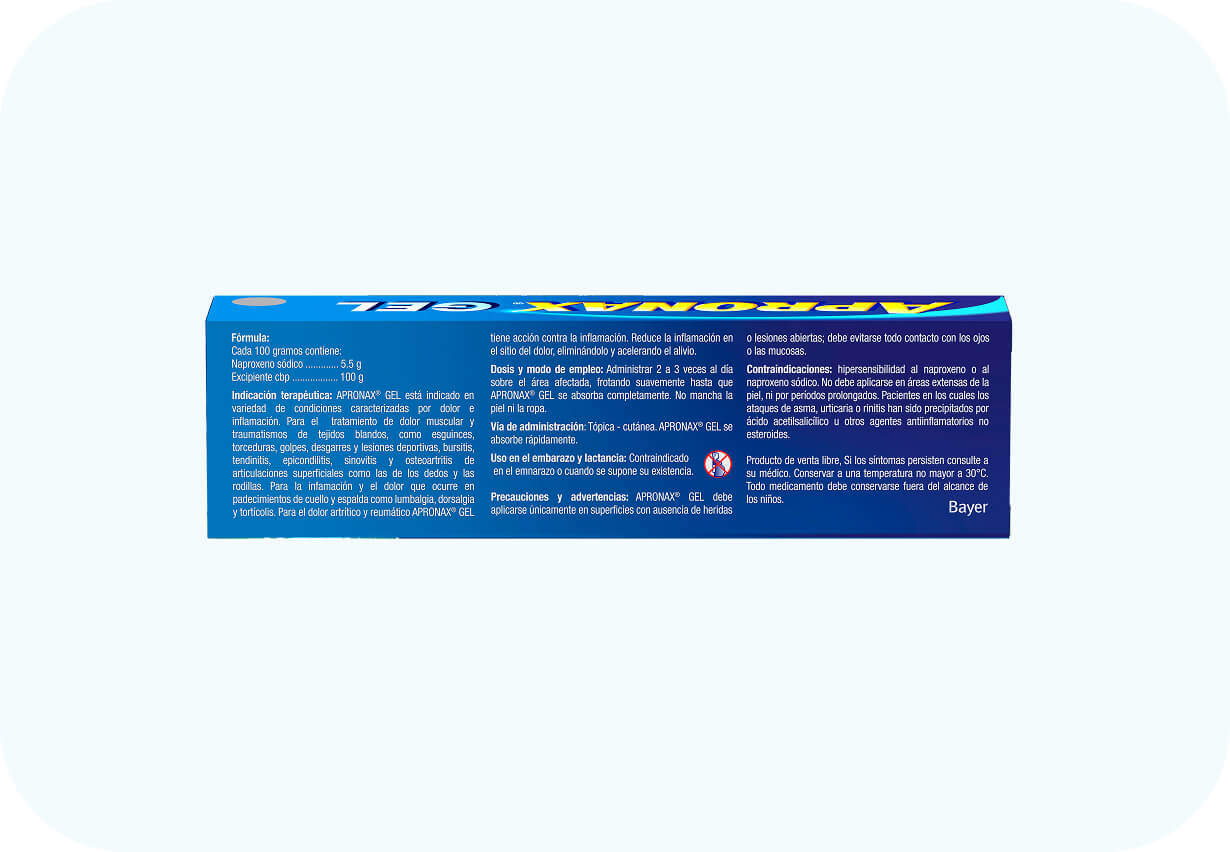 Gel tópico para aliviar el dolor muscular